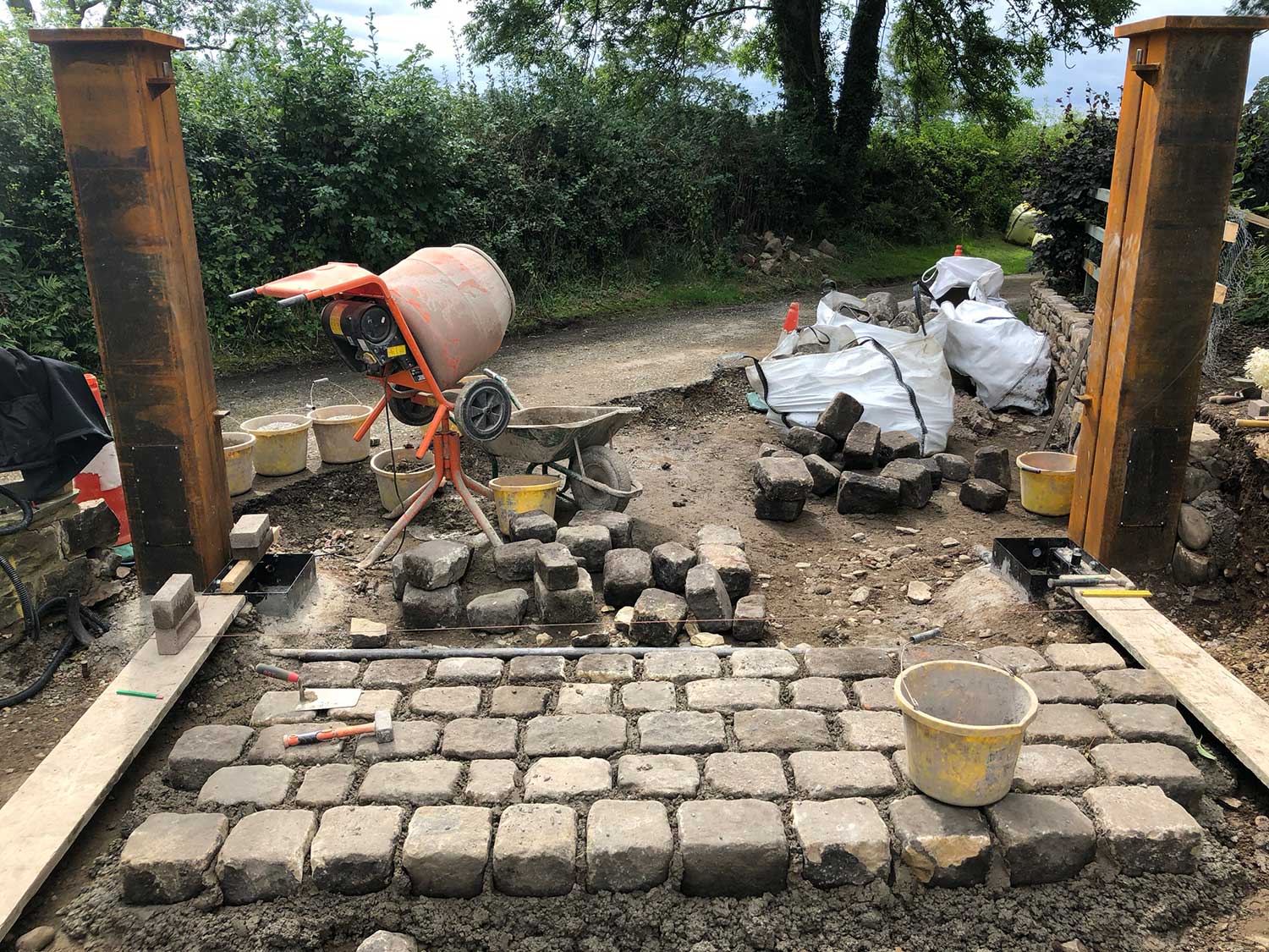 COR-TEN Gates Bespoke Commission - Charlotte Findlater - Biophilic Designer