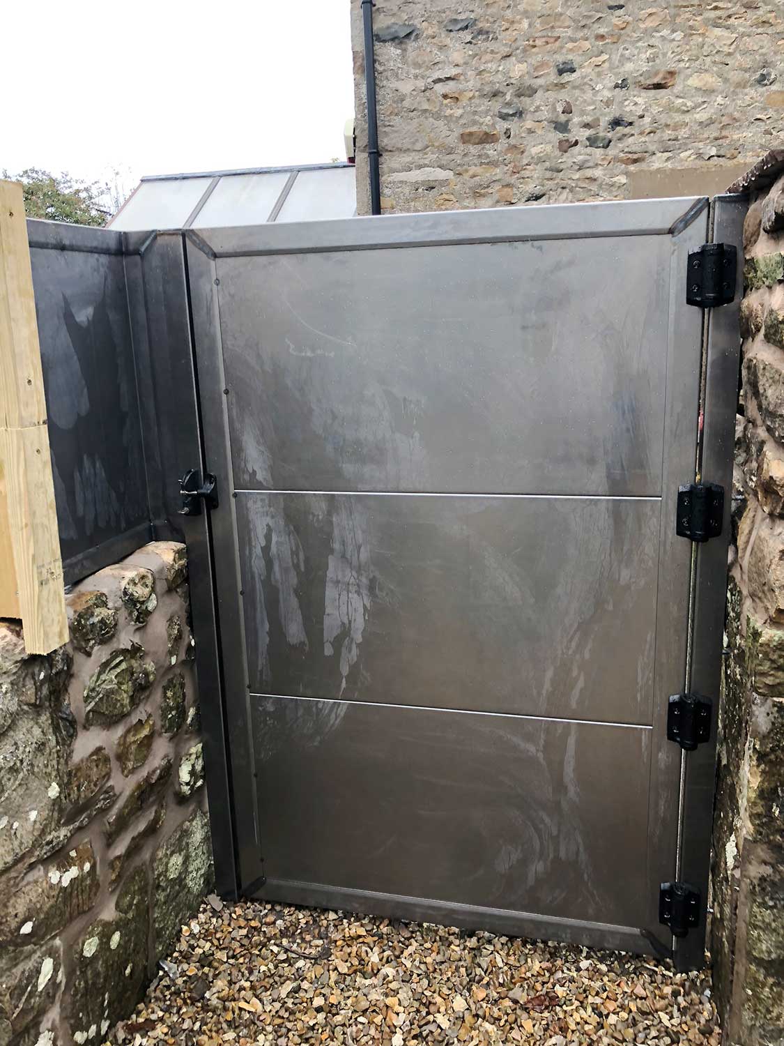 COR-TEN Gates Bespoke Commission - Charlotte Findlater - Biophilic Designer